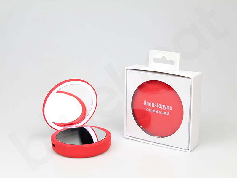 Powerbanki - Power Banki - Powerbank S088 puderniczka z podświetlanym ...