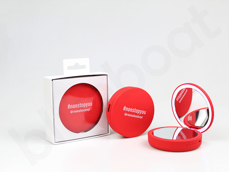 Powerbanki - Power Banki - Powerbank S088 puderniczka z podświetlanym ...